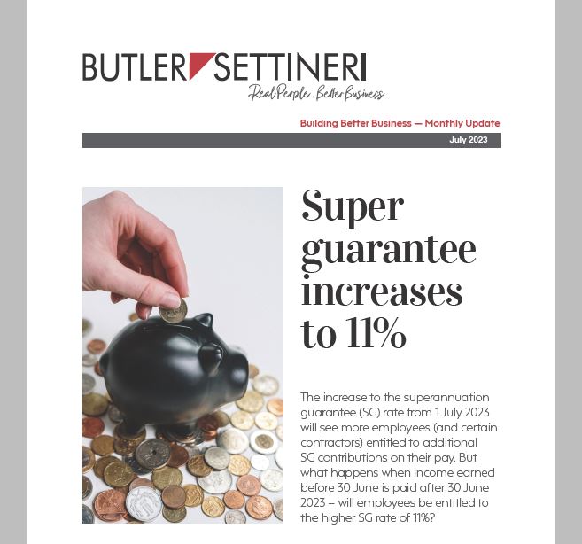Building Better Business - July 2023 - Butler Settineri Building Better Business - July 2023 - Butler Settineri
